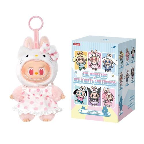 Labubu x Hello Kitty Vinyl Plush Pendant — Labubu x Hello Kitty Series ...
